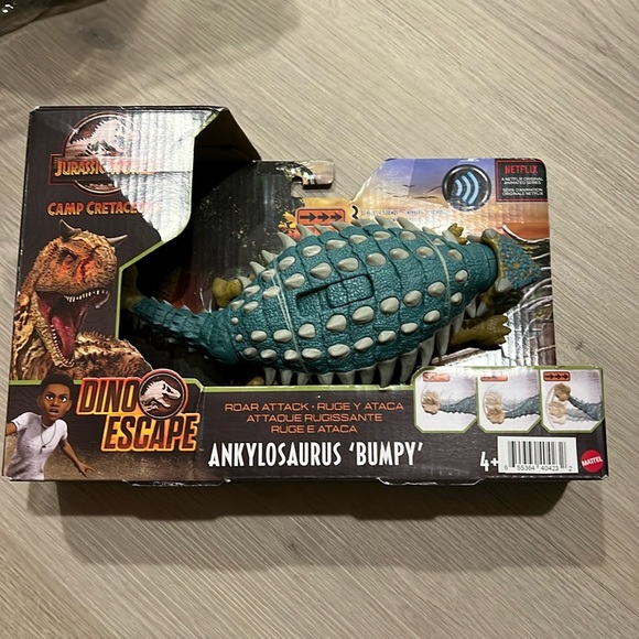 Mattel | Toys | Jurassic World Camp Cretaceous Bumpy Ankylosaurus Big ...